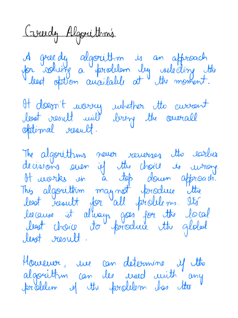 Greedy Algorithms Pdf Mathematical Optimization Mathematical Logic