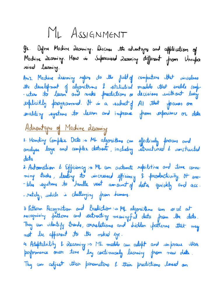 ML Assignment | PDF | Machine Learning | Statistical Theory