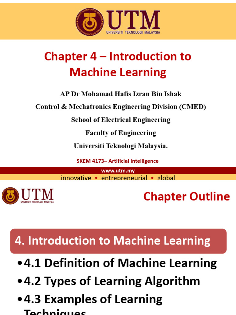 06 Chapter 4 - Machine Learning | PDF | Machine Learning | Statistical Classification