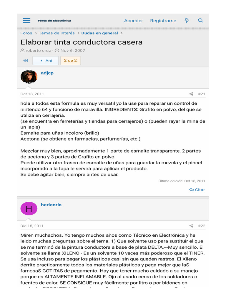 Pintura Conductora | PDF