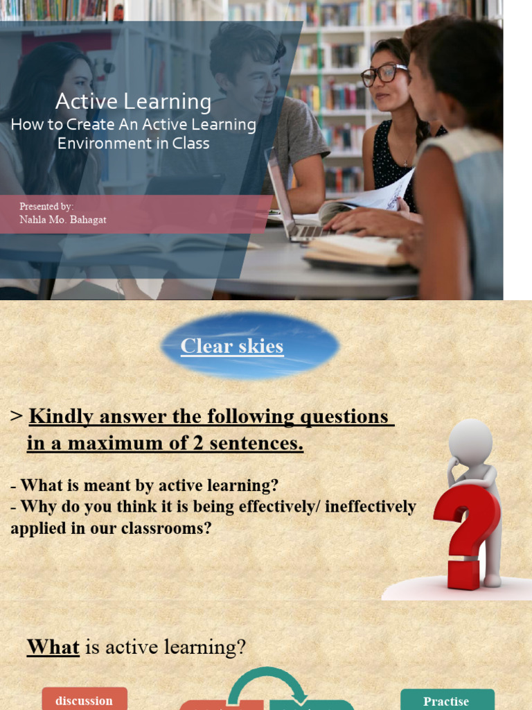 Active Learning Workshop | PDF | Learning | Teaching Method