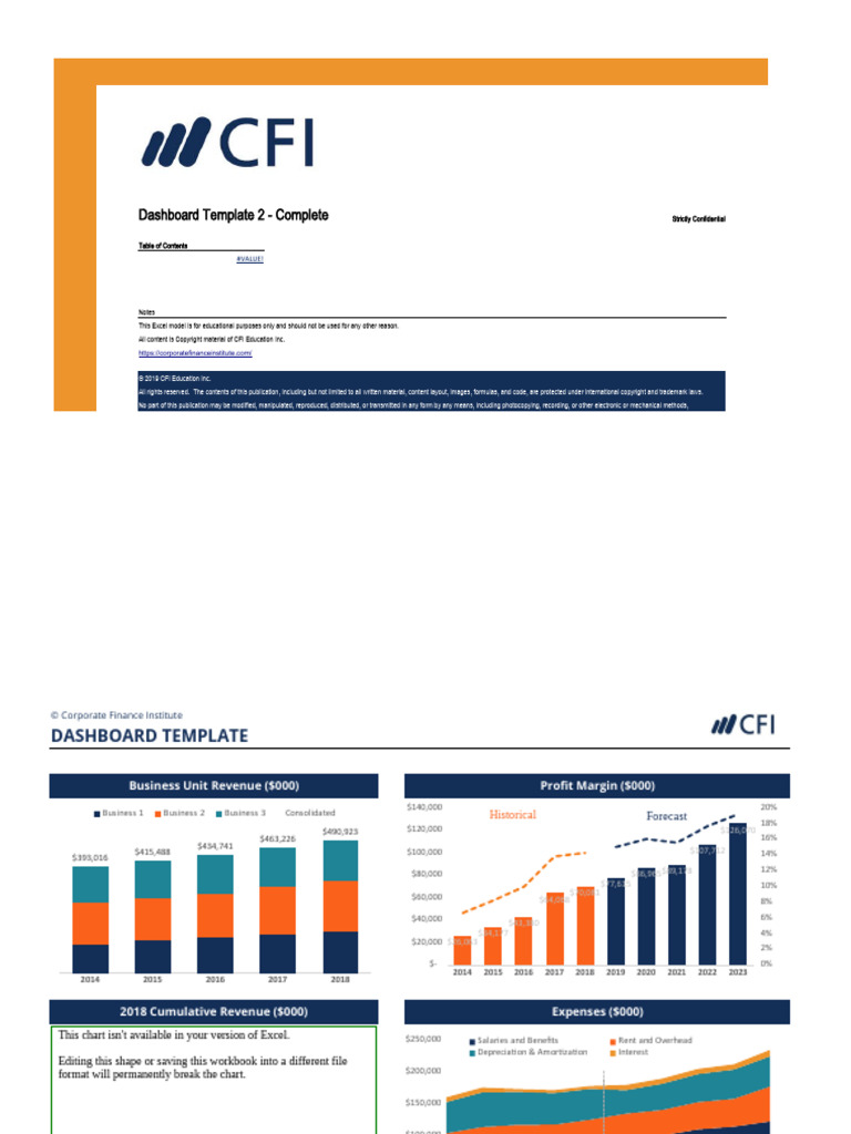 Dashboard Template 2 Complete | PDF