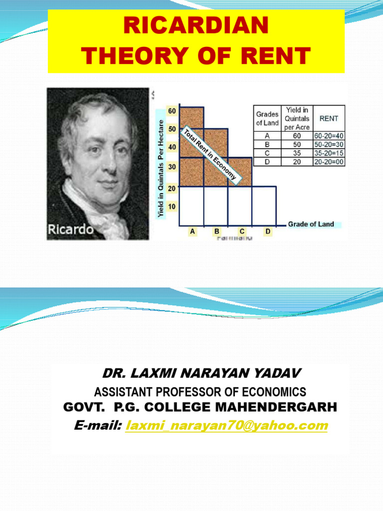 Ricardiantheoryofrent 150327221348 Conversion Gate01 | PDF | Labour ...