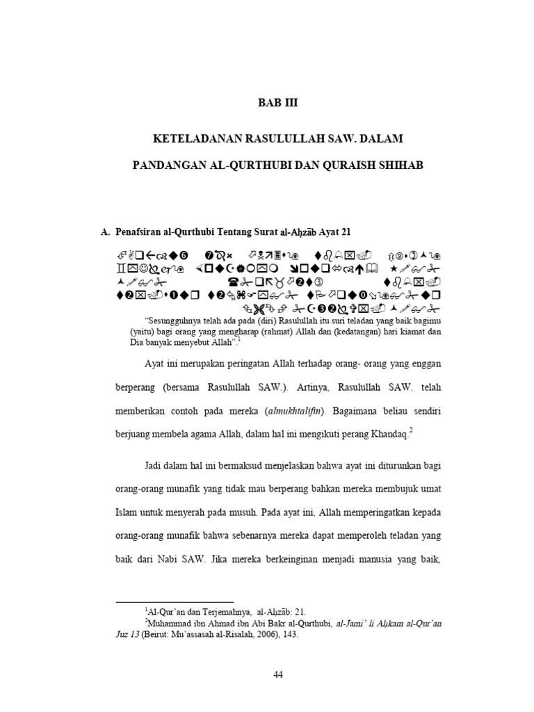 Keteladanan Rasulullah Saw | PDF