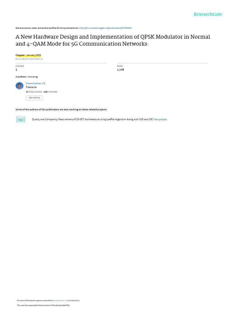 Reference 5 | PDF | Modulation | Telecommunications Engineering