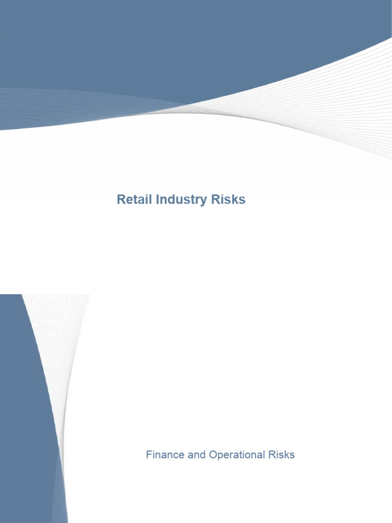 Retail Industry Risks | PDF | Point Of Sale | Investing