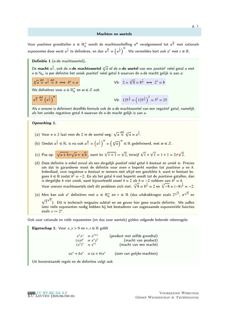Machten Rationaal | PDF