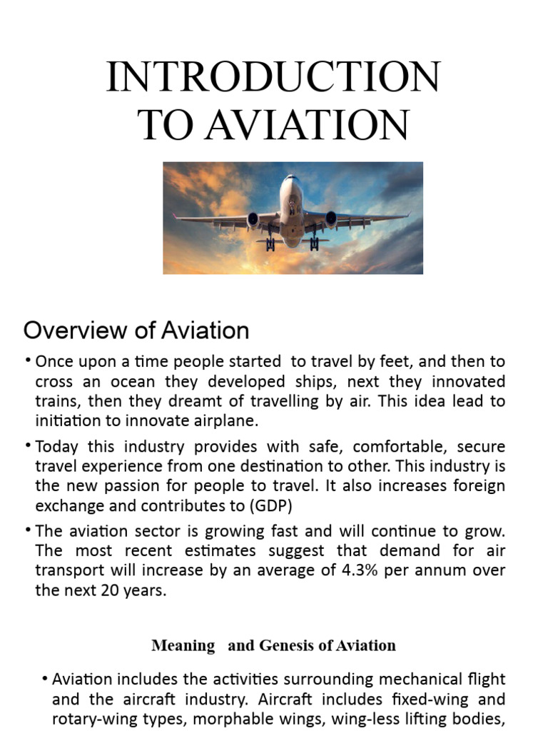 Introduction To Aviation Industry Pdf Airport Airport Security