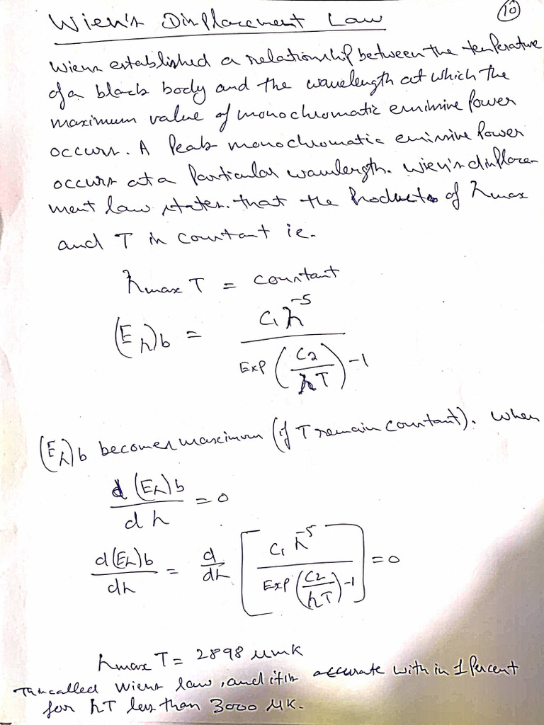 Thermal Radiation Pdf