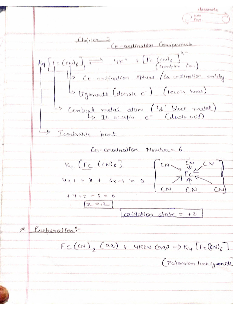 Coordination Compound | PDF