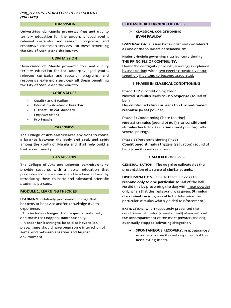 Teaching Strategy Reviewer | PDF | Reinforcement | Learning