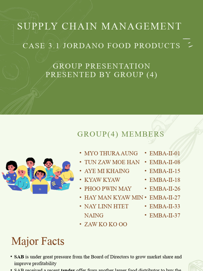 SCM Case3.1 - 1 | PDF | Millennials | Logistics