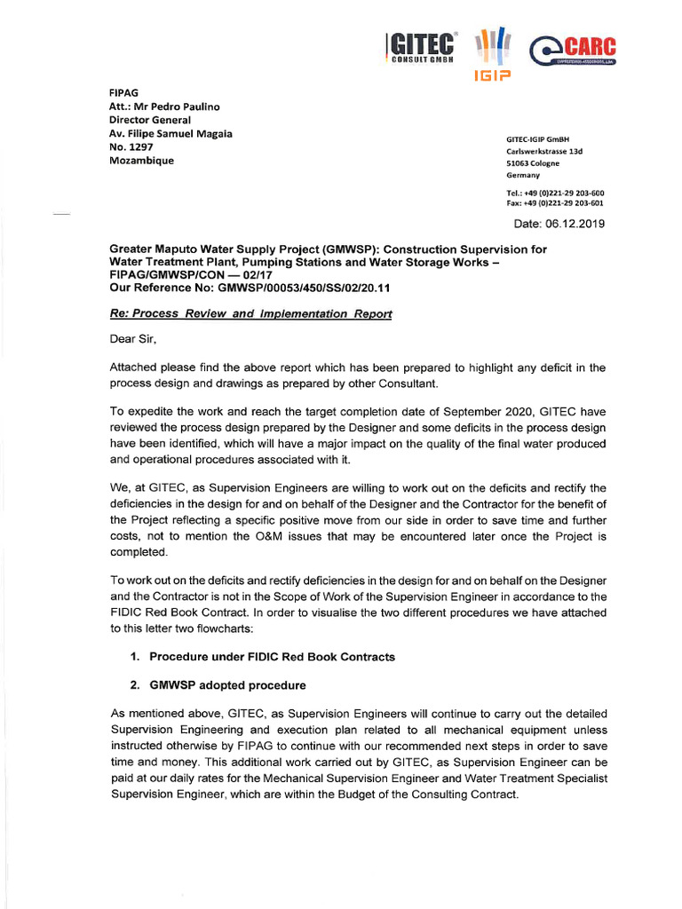 Re Process Review And Implementation Report PDF