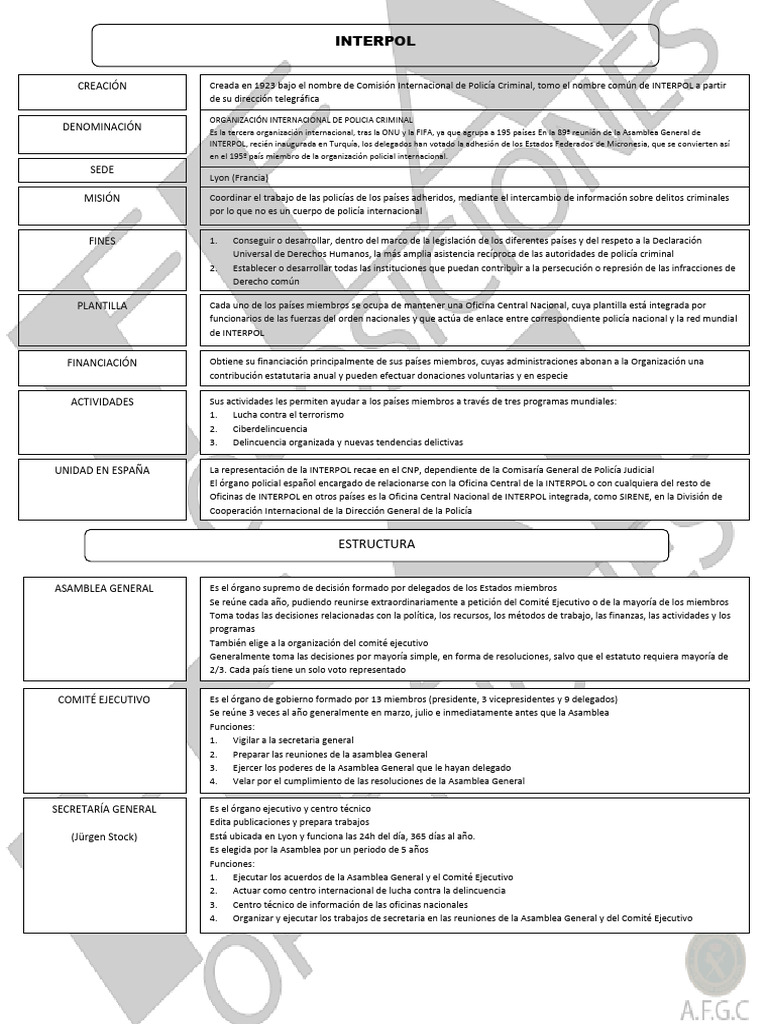Interpol 2023 | PDF | Policía | Justicia