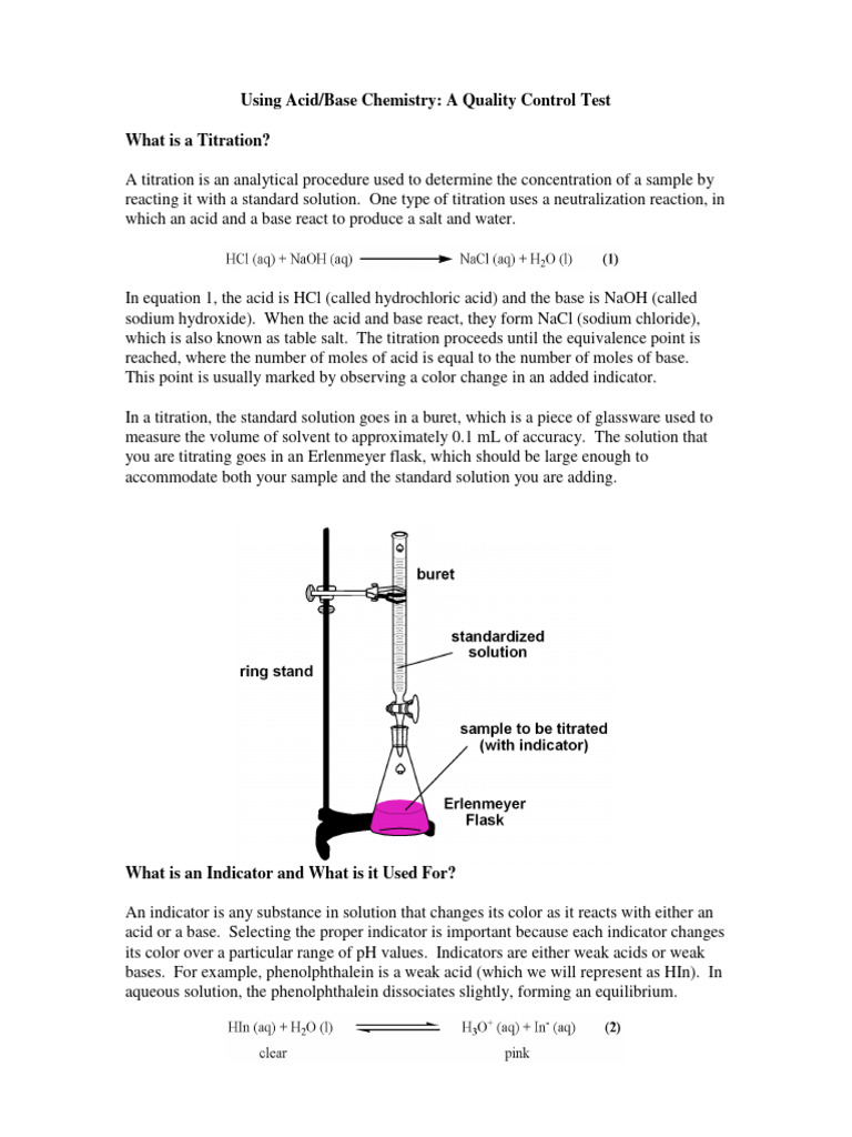 Standardizing NaOH and HCL Solutions | PDF | Chemistry | Titration Standardizing NaOH and HCL Solutions | PDF | Chemistry | Titration