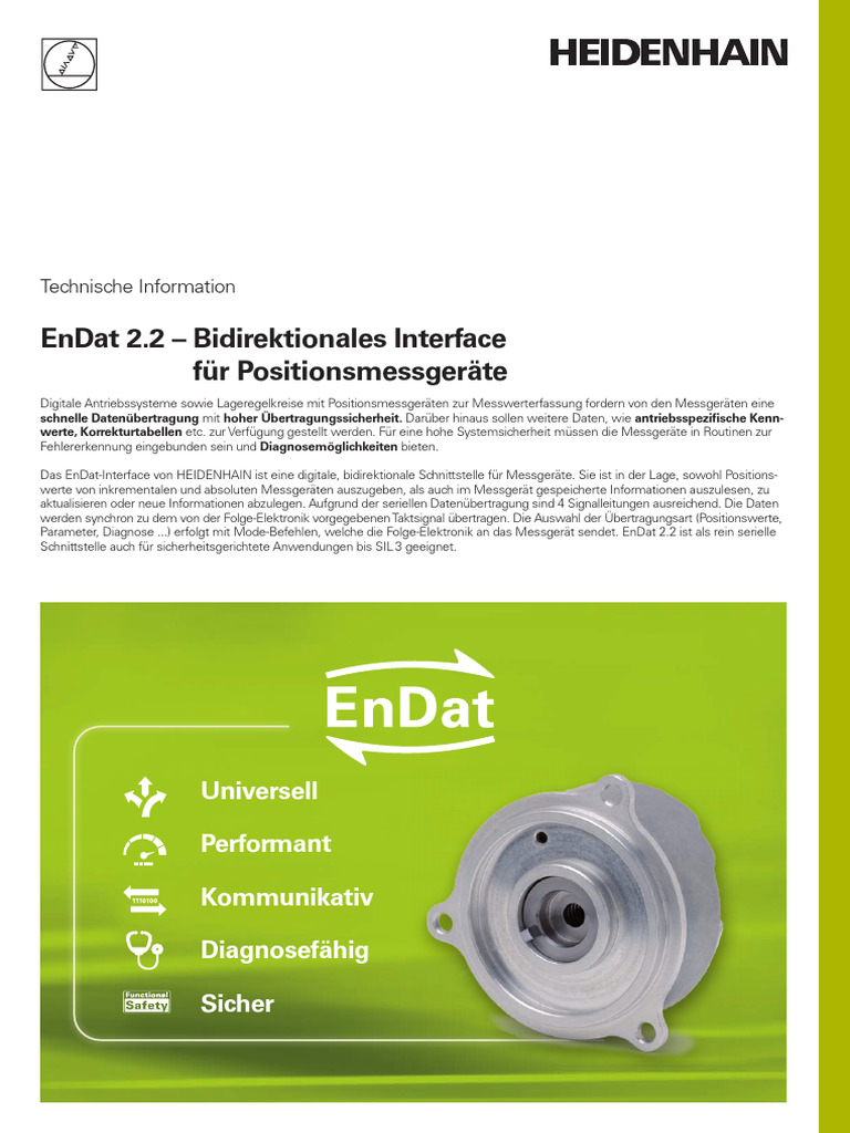 383942-19 EnDat 2-2 de 01 | PDF