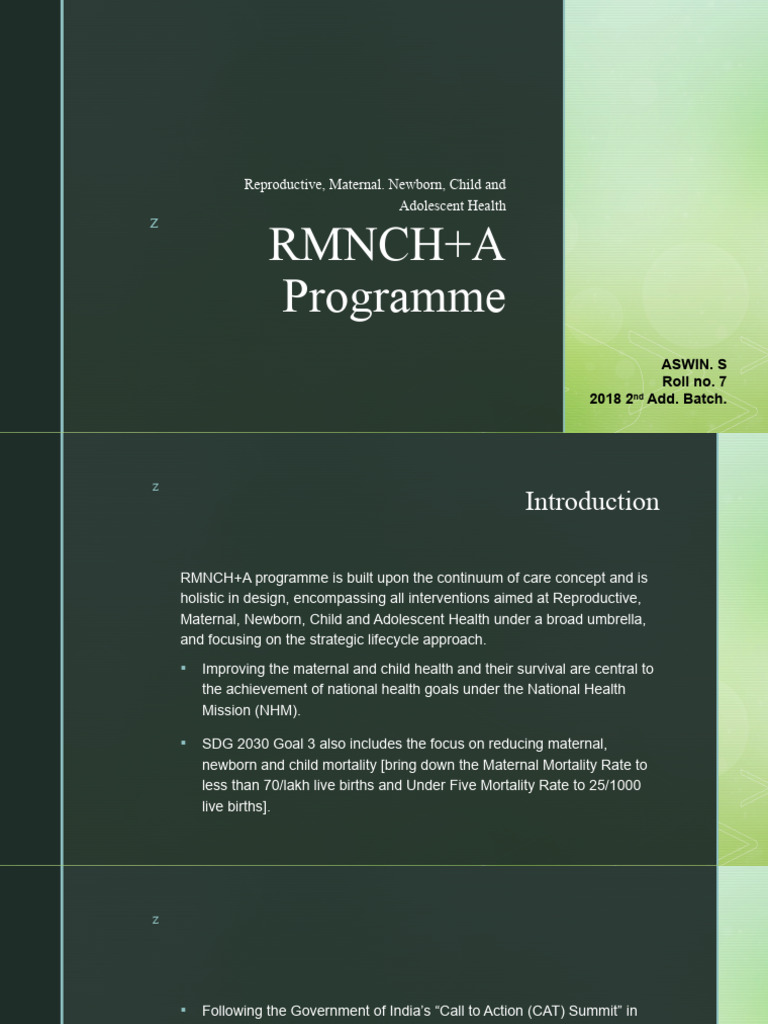 RMNCH A | PDF | Social Science