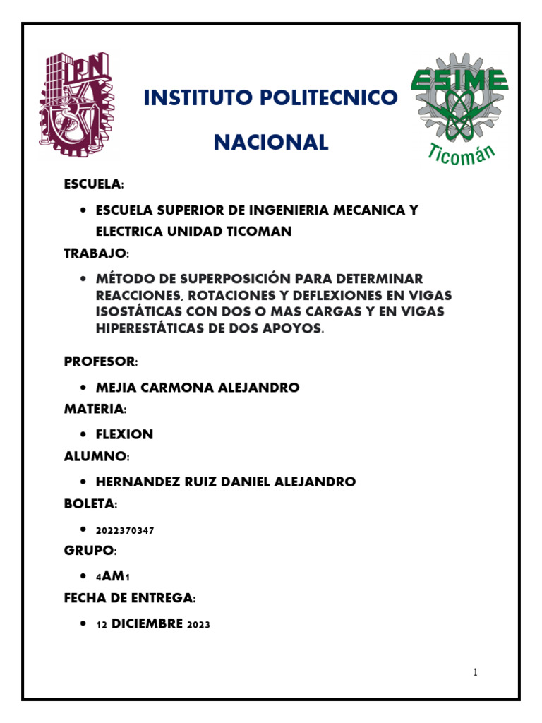 Flexion t.23 | PDF | Viga (Estructura) | Resistencia de materiales