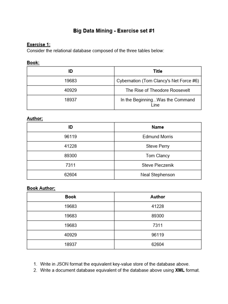 BDM Es1 | PDF | Computer Programming | Computer Data