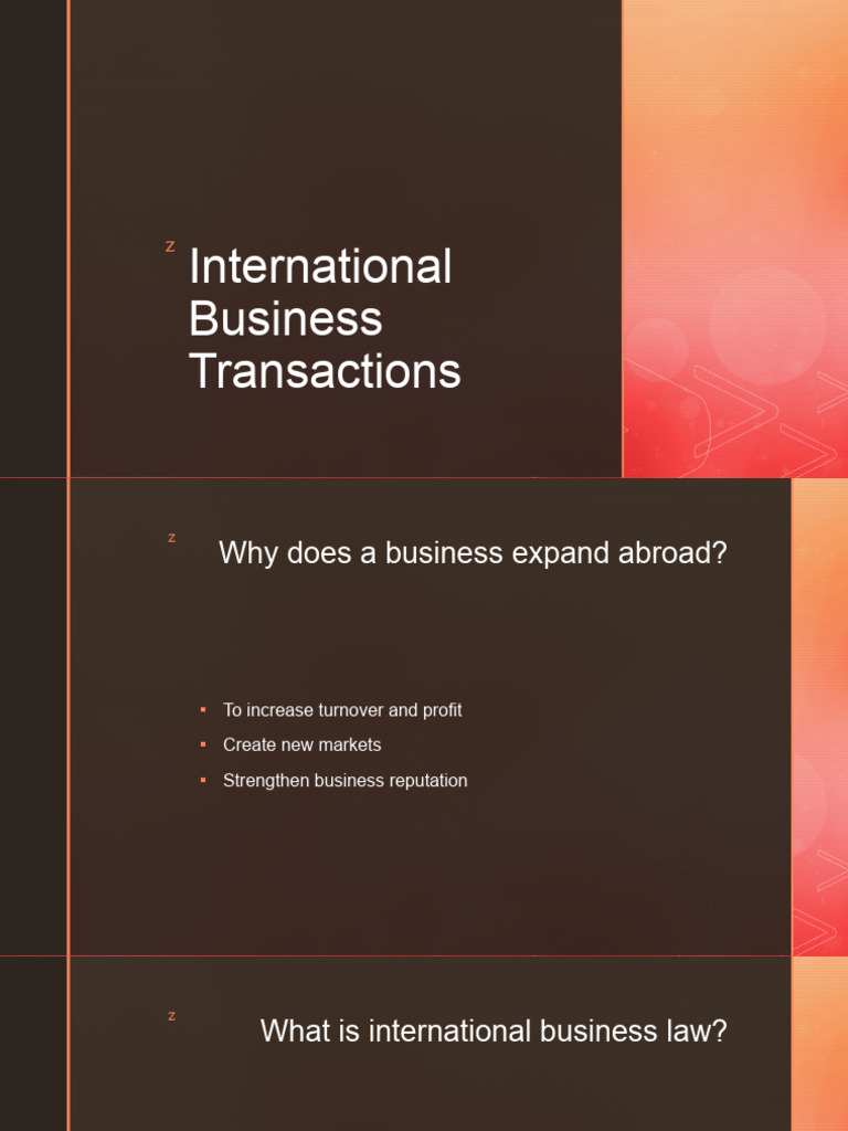 International Business Transactions | PDF | Intellectual Property | License