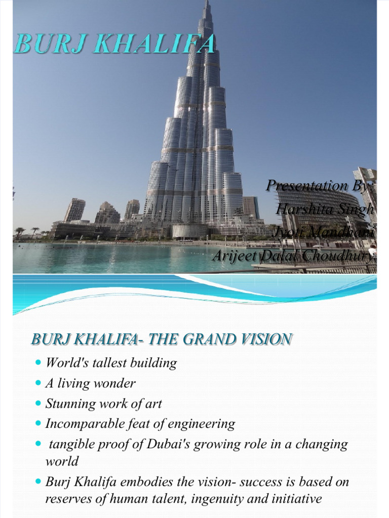 Burj Khalifa: World's Tallest Icon | PDF | Real Estate | Buildings And ...
