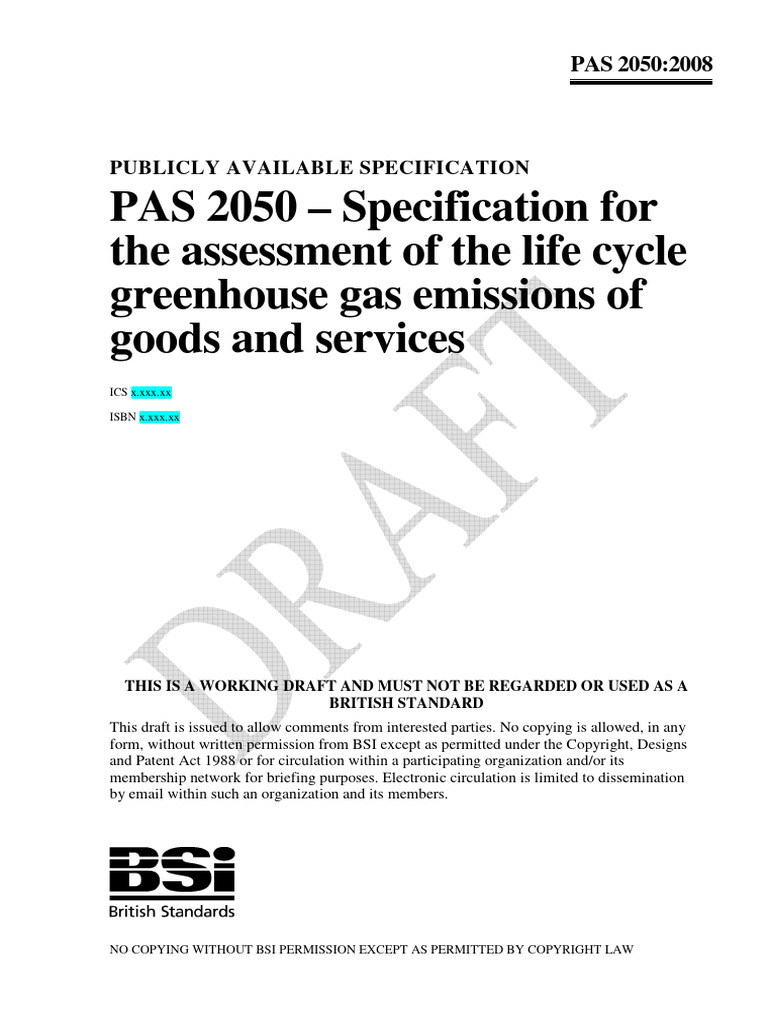 Pas 2050 | PDF
