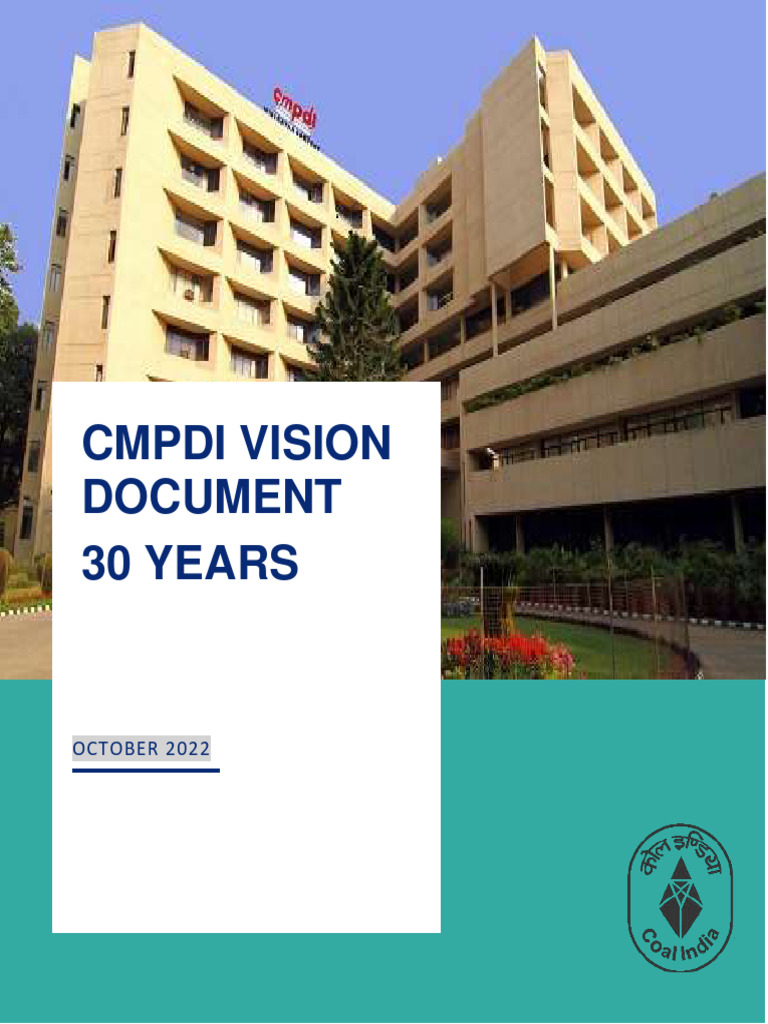 CMPDI VisionReport | PDF | Renewable Energy | Mining