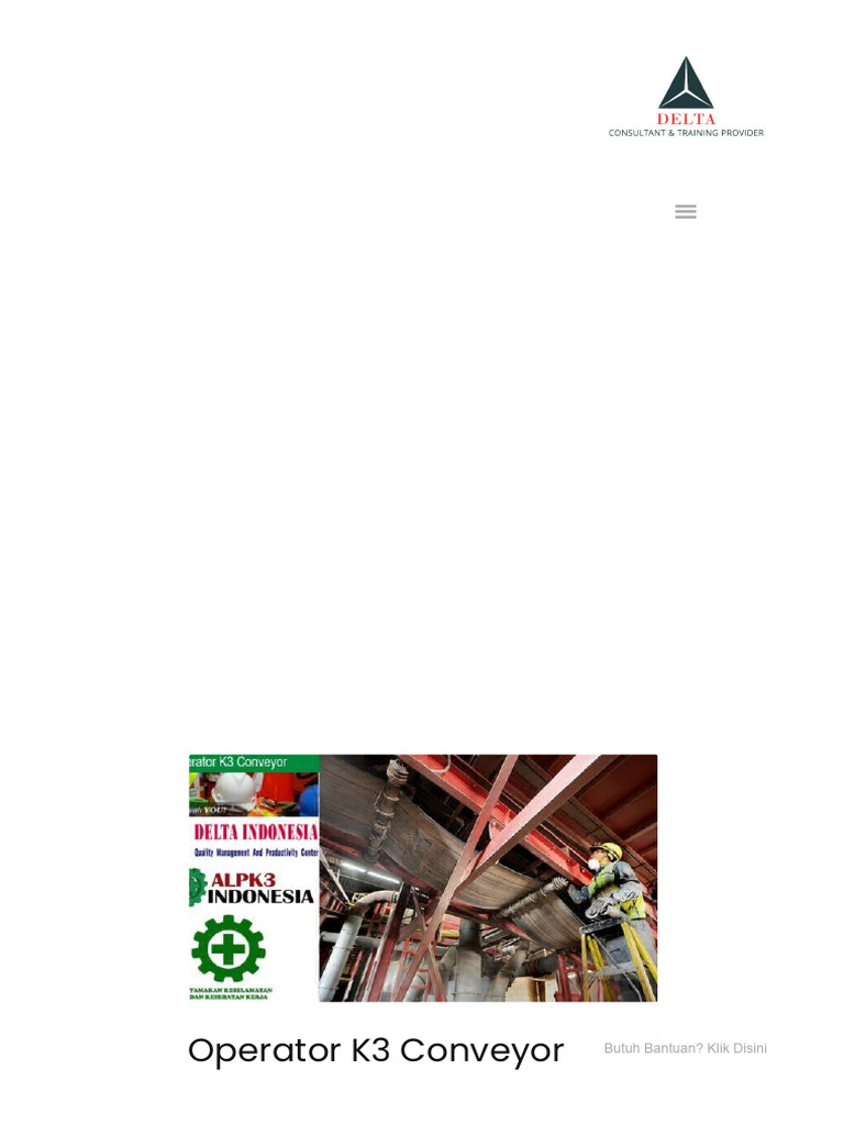 Operator K3 Conveyor - DELTA GROUP | PDF