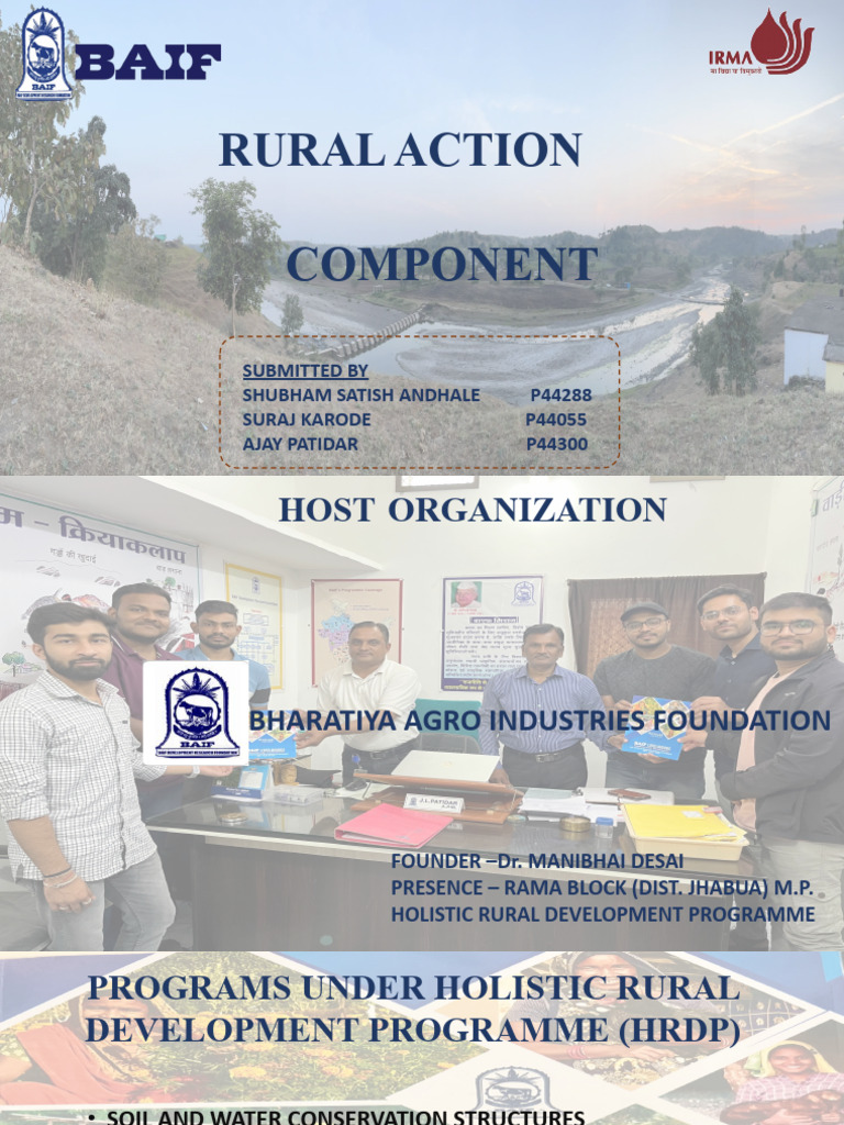 BAIF Presentation | PDF | Agriculture | Climate Resilience