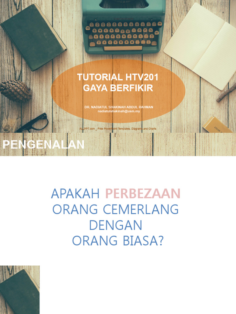 Tutorial (Gaya Berfikir) | PDF