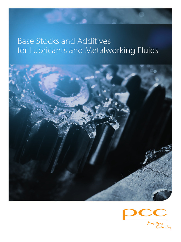 6 PCC Lubricants S Net | PDF | Lubricant | Materials