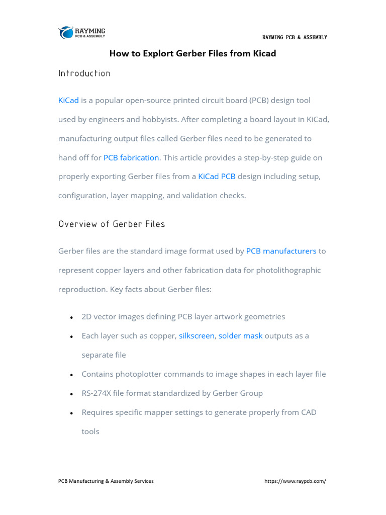How To Explort Gerber Files From Kicad | PDF | Computer Engineering ...