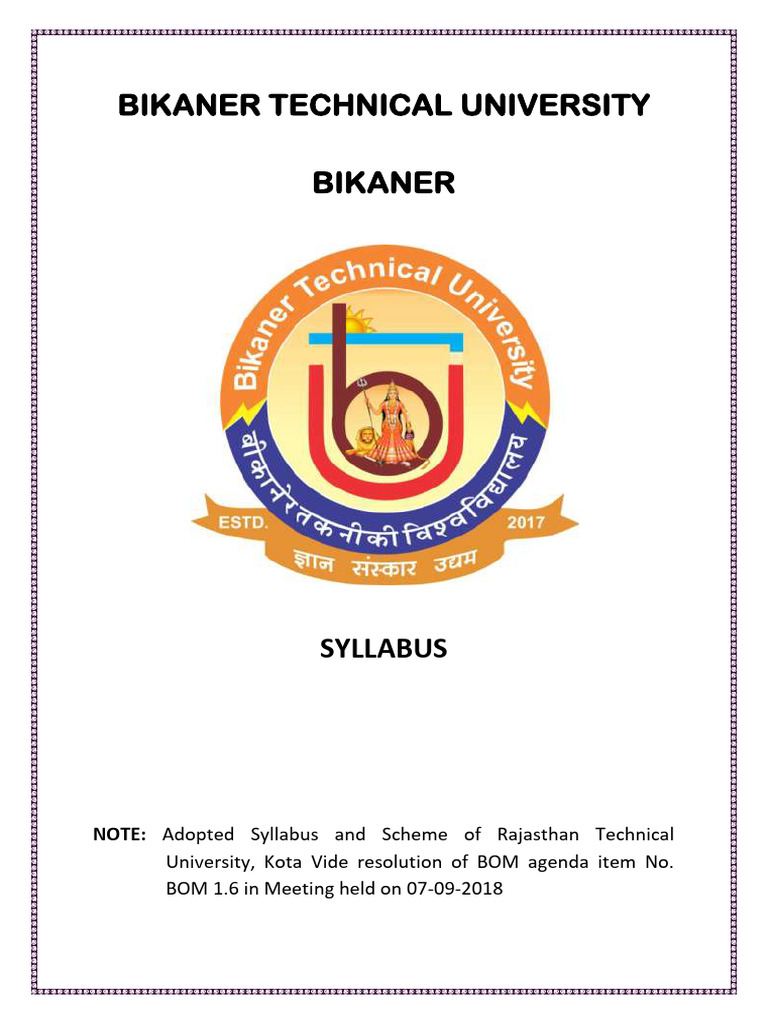 B.tech Electrical Syllabus | PDF | Differential Equations | Integral
