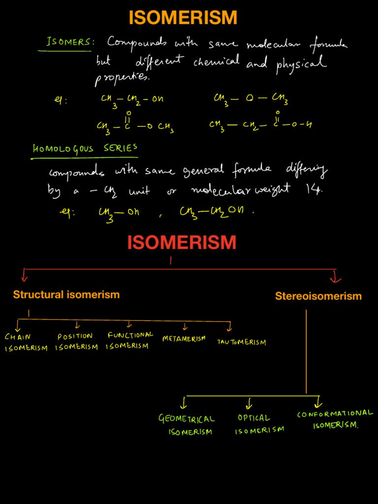 Isomerism | PDF | Isomer | Chemistry