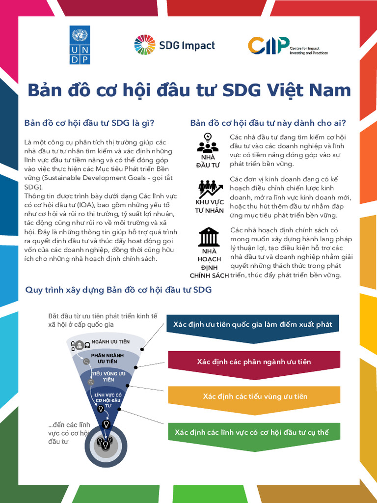 VN SDG Map Brochure | PDF