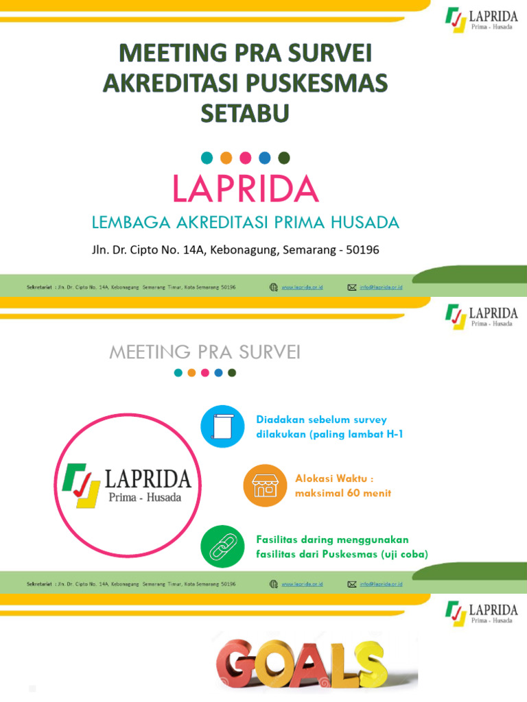 Meeting Pra Survey Puskesmas Setabu | PDF