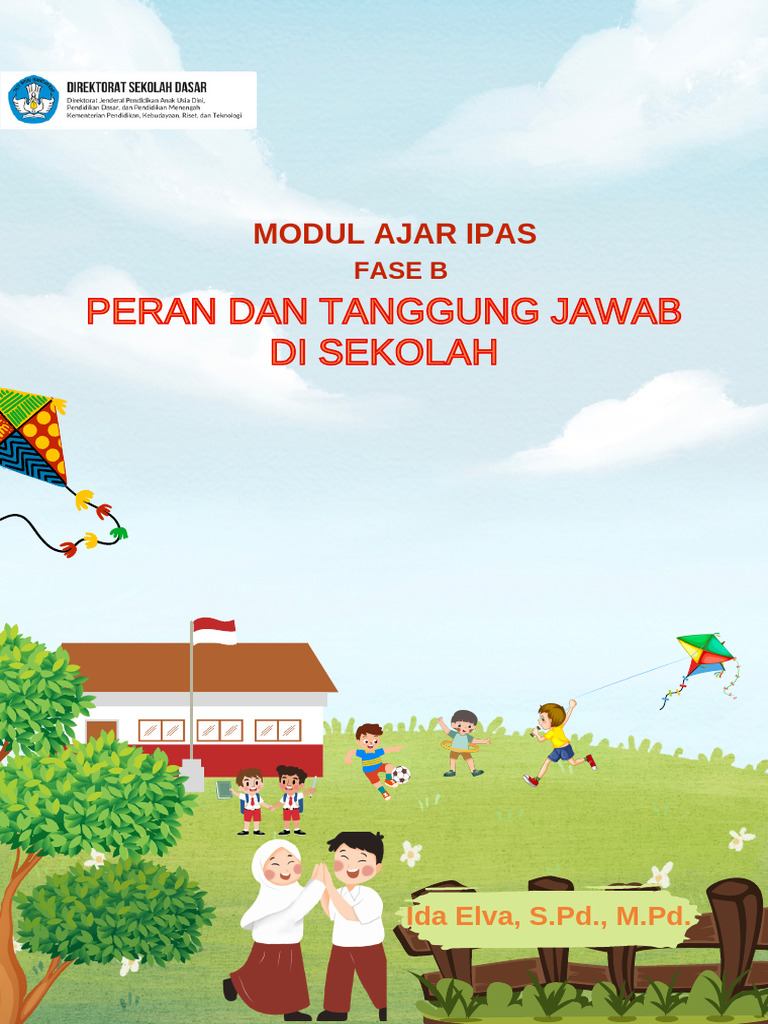 Modul Ajar Ilmu Pengetahuan Alam Dan Sosial (IPAS) - Peran Dan Tanggung Jawab Di Sekolah - Fase ...