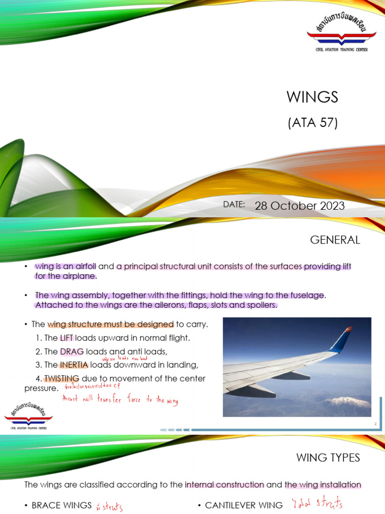 4 Wings | PDF | Spar (Aeronautics) | Aircraft