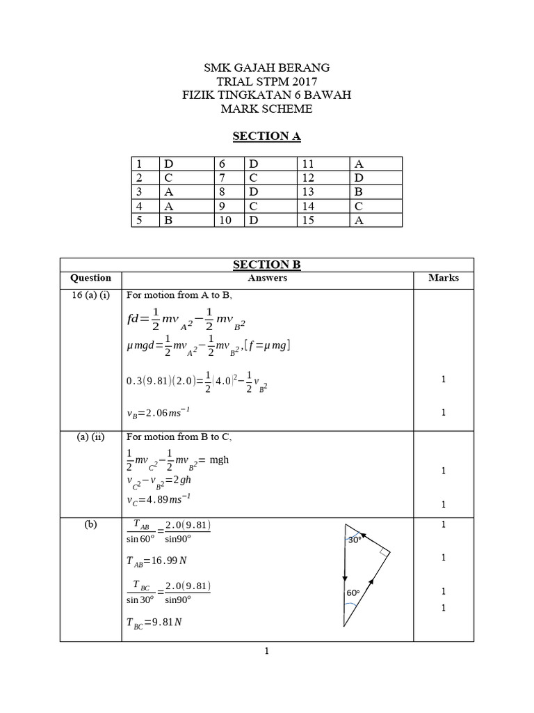 Trial STPM Term 1 Skema Us L6 | PDF | Gases | Physical Chemistry