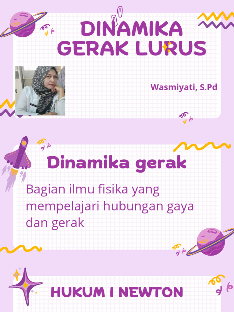 Dinamika Gerak Lurus | PDF