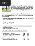 Reading Comprehension - Verb To Be | PDF