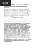 Notes - RP 06 Photosynthesis - AQA Biology GCSE | PDF | Photosynthesis