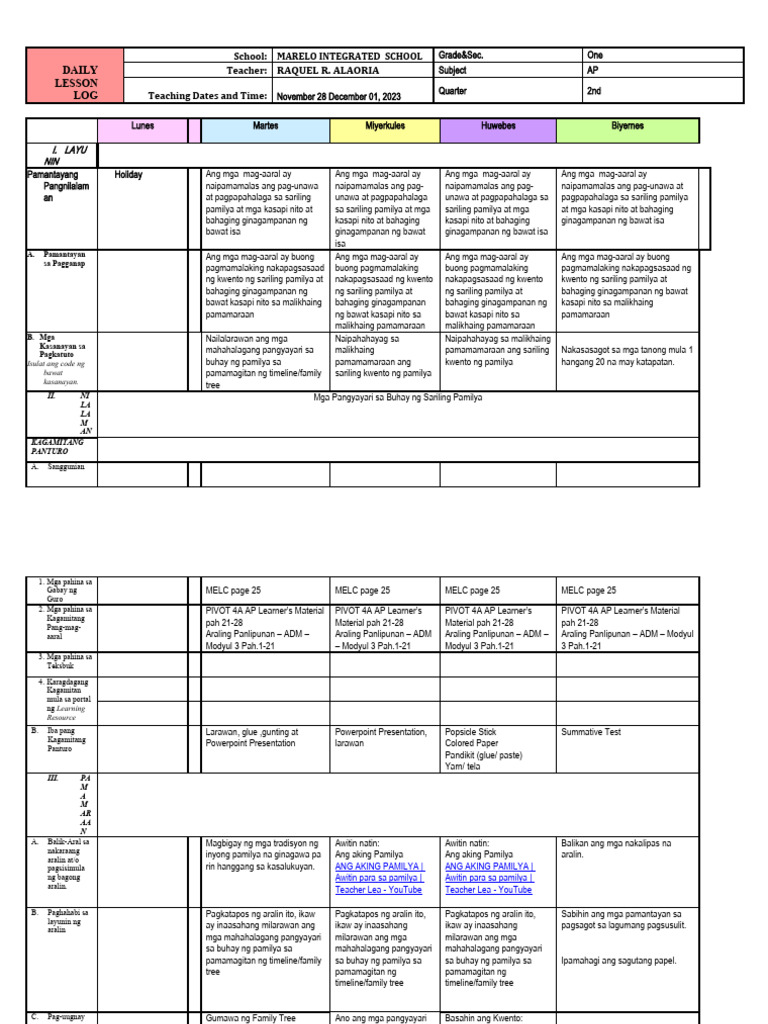 Ap1-Dll Q2 Week 4 | PDF