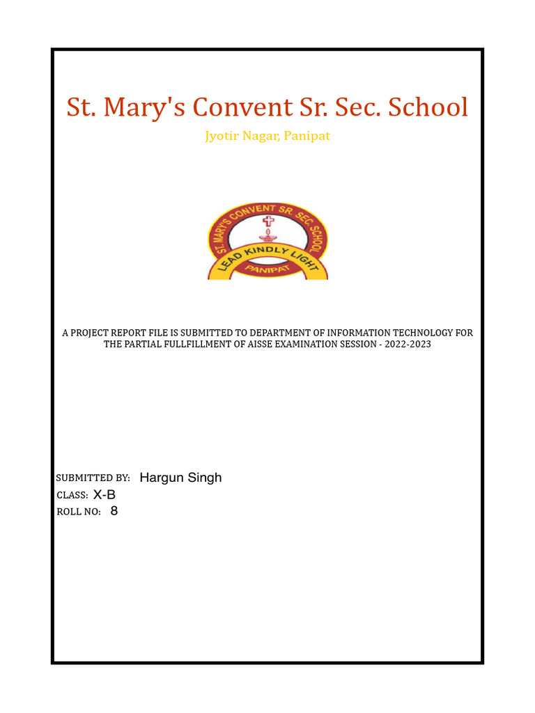 IT Project (Hargun) | PDF