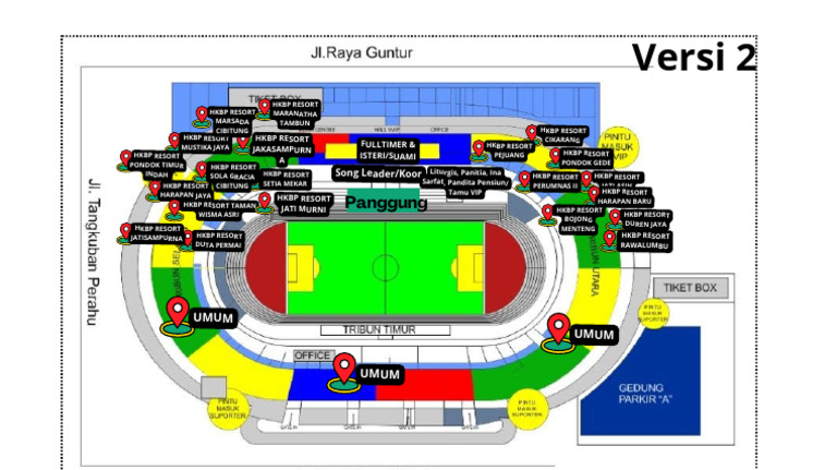 Final Denah Stadion Patriot-1 | PDF