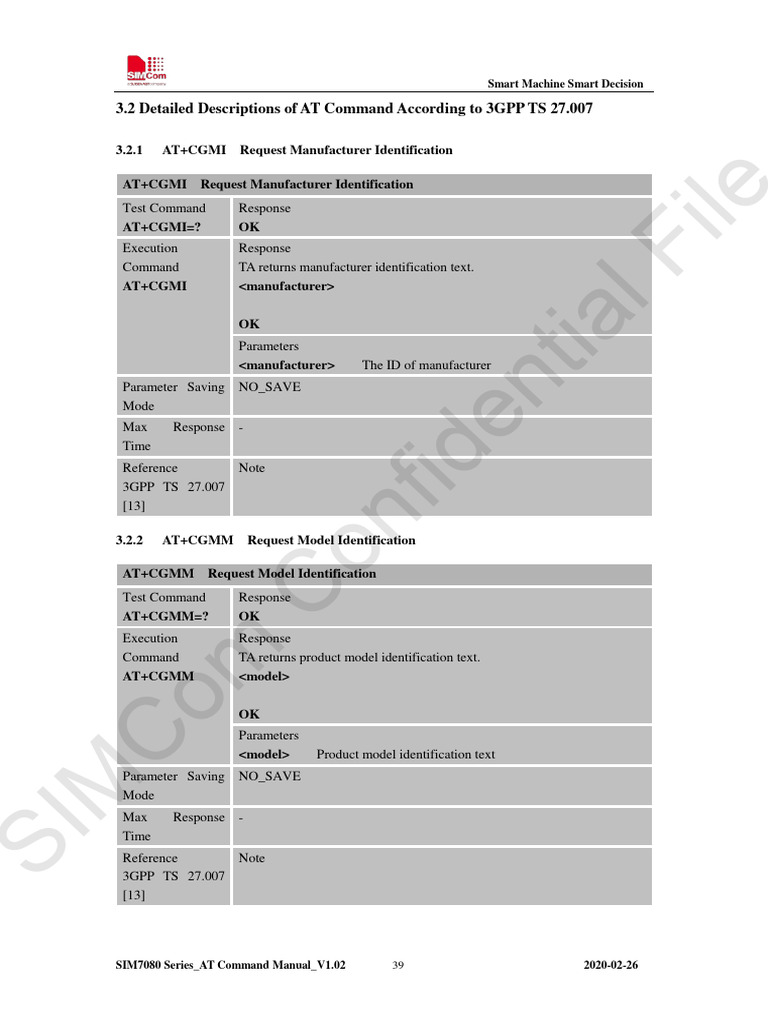 SIM7080 Series at Command Manual V1.02-Trang-3 | PDF | Personal Identification Number ...
