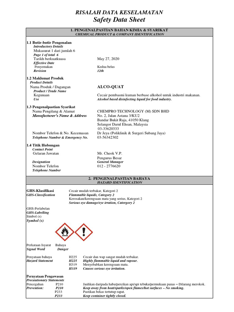 Alco Quat - 27052020 | PDF