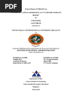 SCDL Project Report | PDF | Production And Manufacturing | Business ...