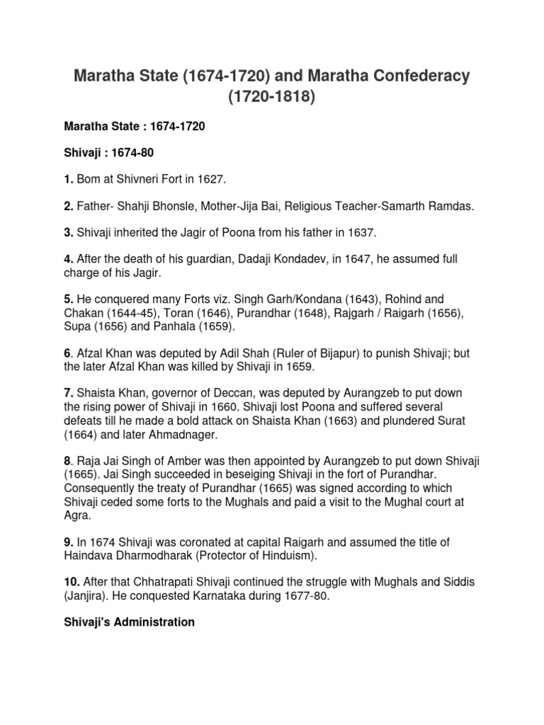 Maratha | PDF | Travel