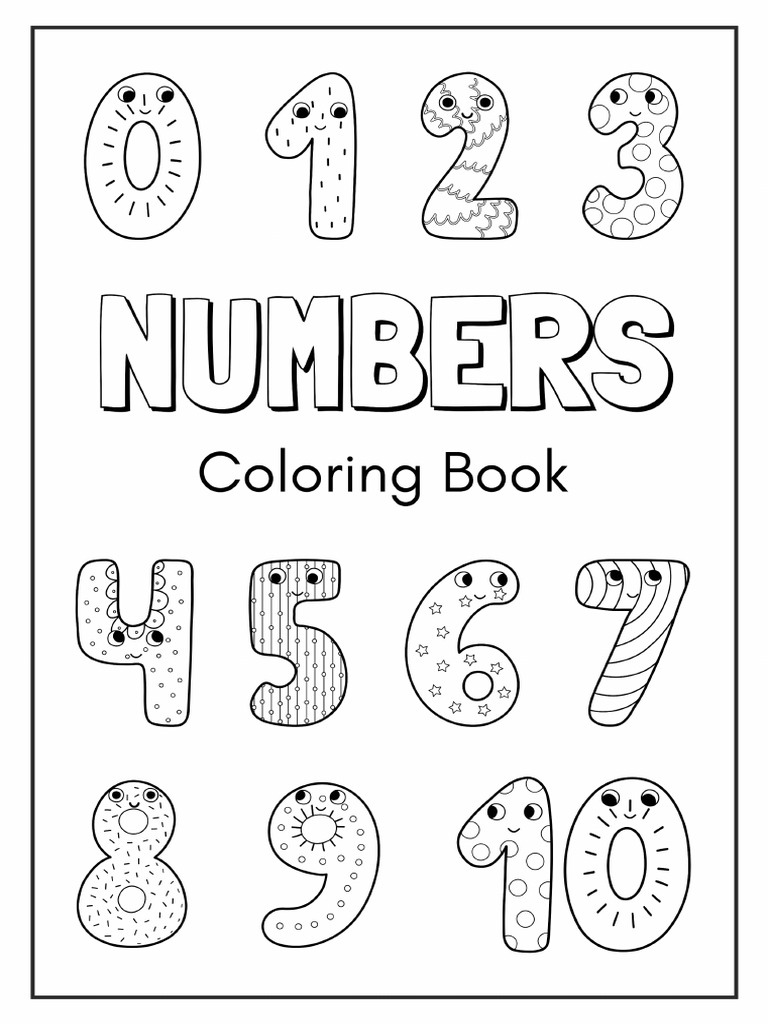 Color the numbers | PDF